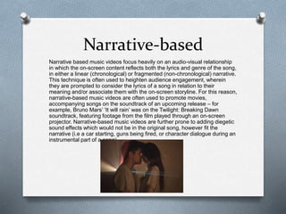 Types & conventions of music videos | PPTX