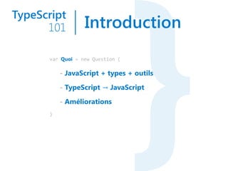 TypeScript 101 | PPT
