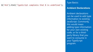 All You Need to Know About Type Script | PPT