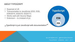 Should you move Up to TypeScript and why is the answer probably Yes??? | PPT