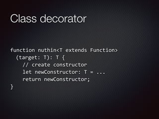 Typescript decorators | PDF