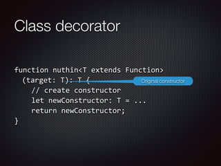 Typescript decorators | PPT