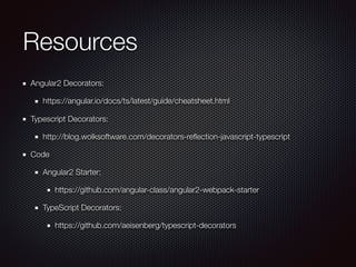 Typescript decorators | PPT