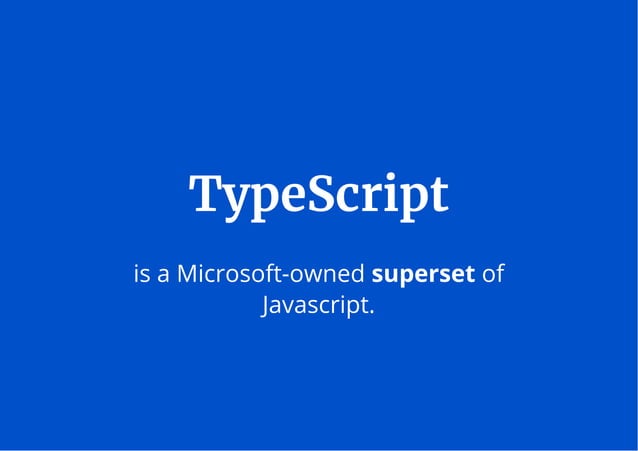 Practical TypeScript | PPT