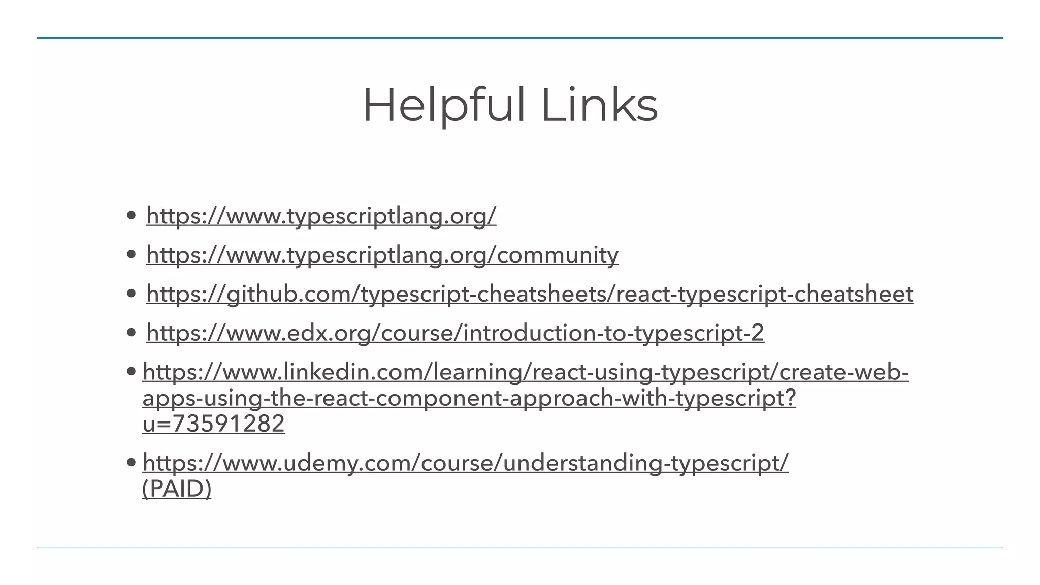Typescript presentation | PPT