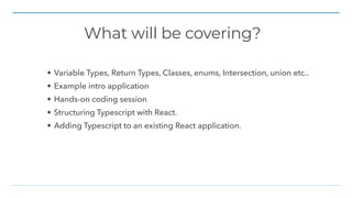 Typescript presentation | PDF