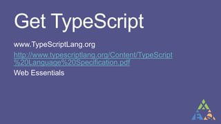 TypeScript 101 | PPT