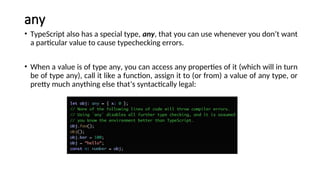 TypeScript.ppt LPU Notes Lecture PPT for 2024 | PPT