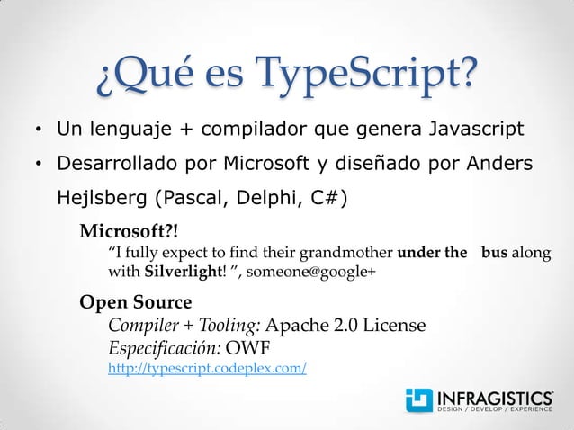 Type script, for dummies | PPTX