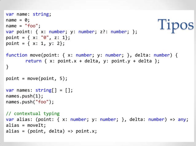 Type script, for dummies | PPTX