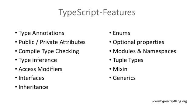 Typescript Fundamentals