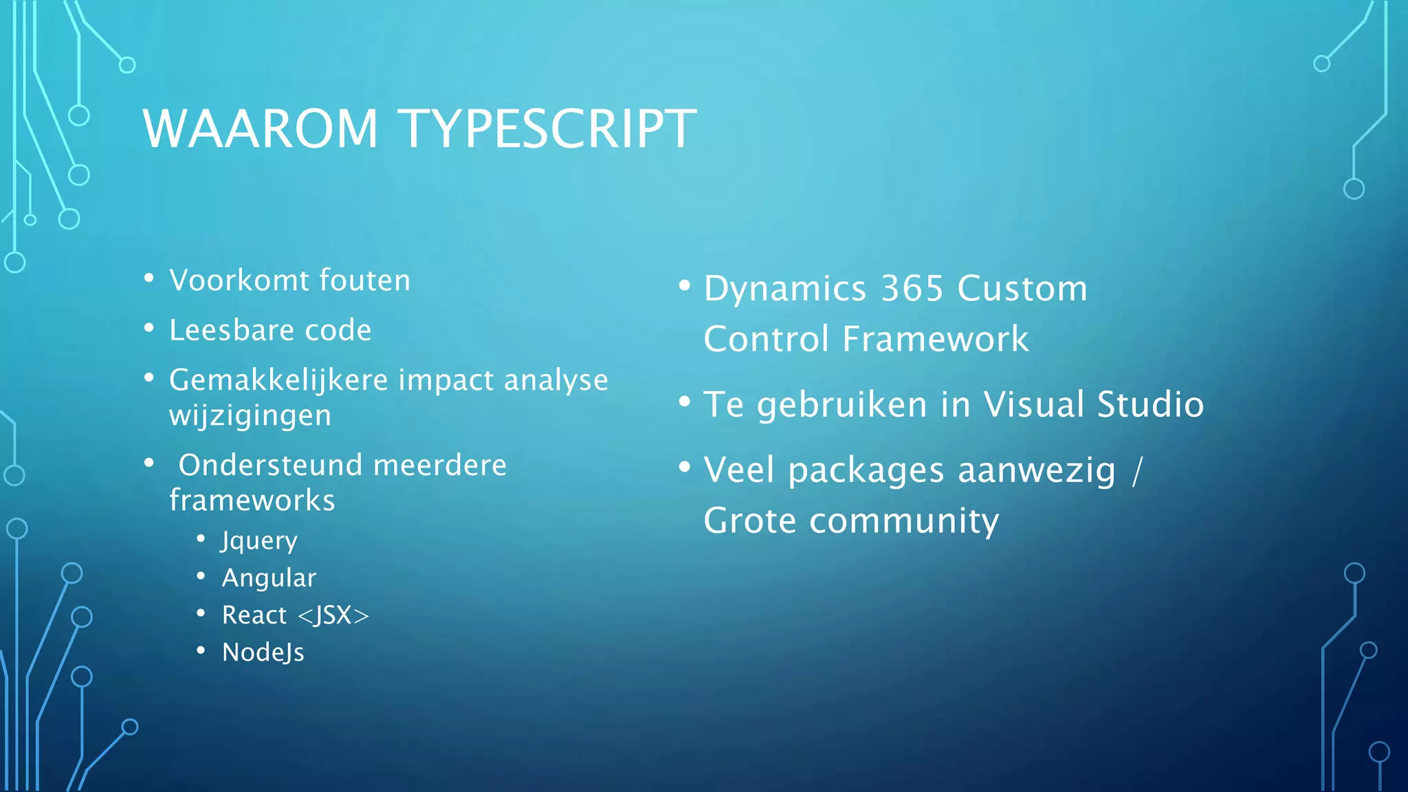 TypeScripting Dynamics 365 | PPTX
