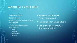 TypeScripting Dynamics 365 | PPTX