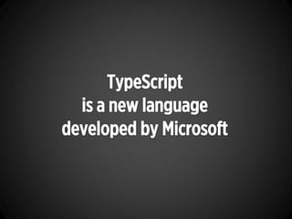 TypeScript Introduction | PPT