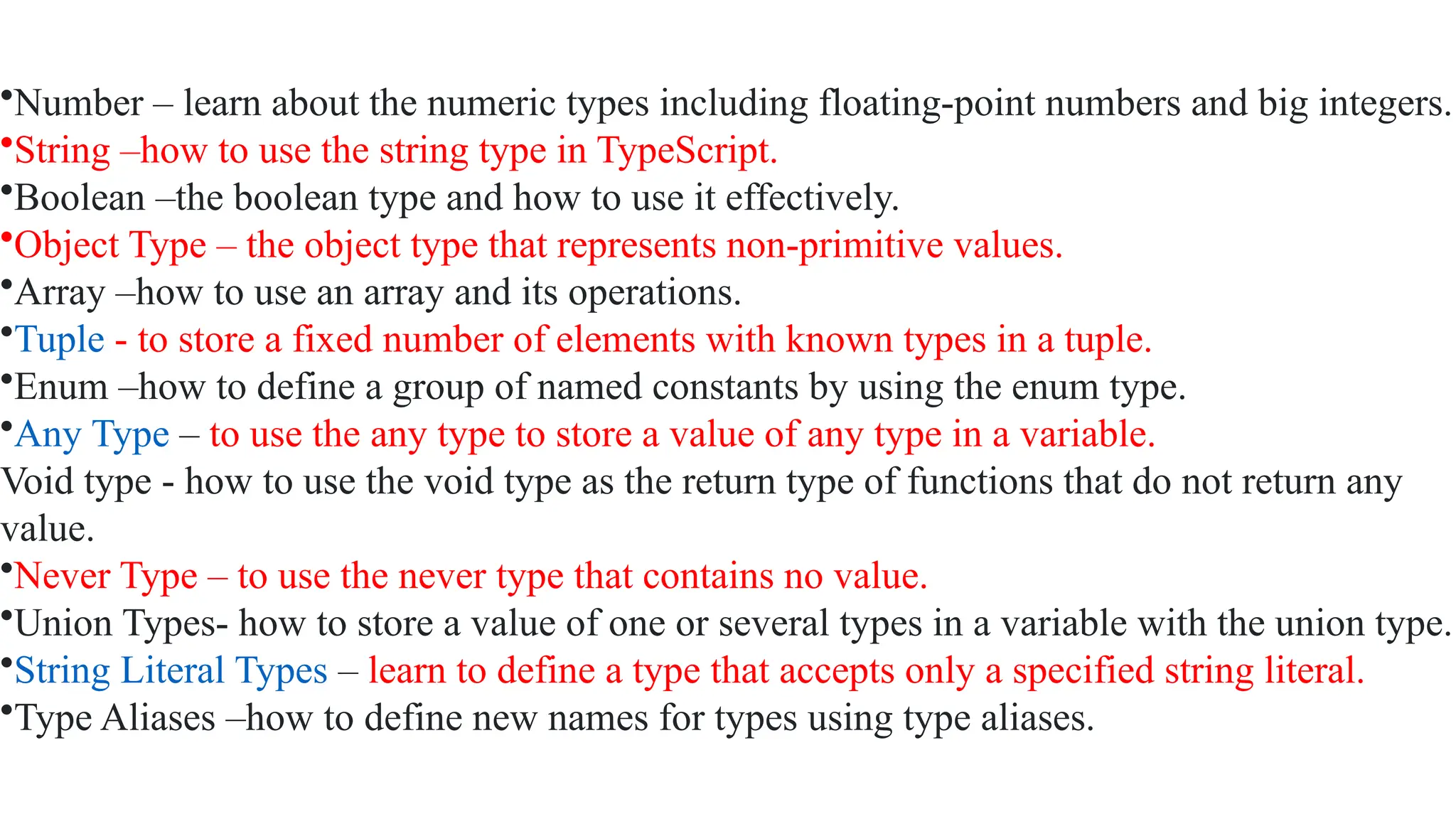 Type Script notes for Data Structures using java | PPT Type Script notes for Data Structures using java | PPT
