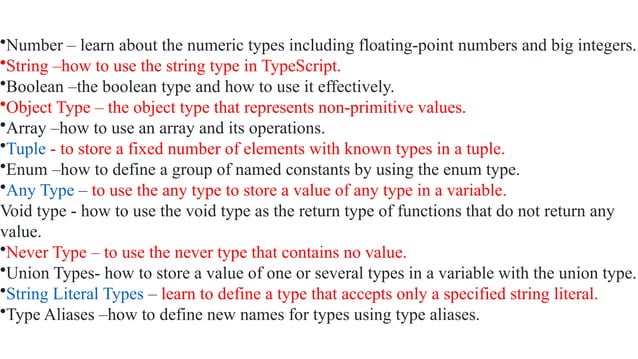 Type Script Notes For Data Structures Using Java Ppt 3641