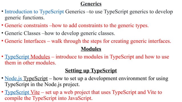 Type Script notes for Data Structures using java | PPT Type Script notes for Data Structures using java | PPT