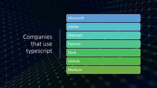 Typescript overview | PPTX