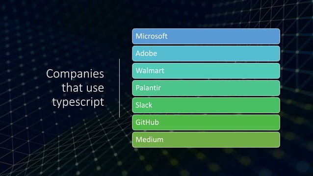 Typescript overview | PPTX | Web Development | Internet