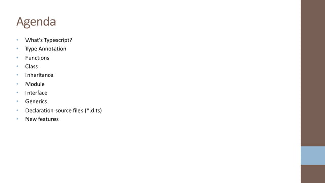 Typescript ppt | PPTX