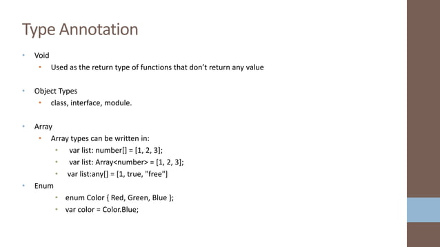 Typescript ppt | PPTX