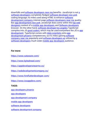 Typescript Vs JavaScript.pdf | Web Development | Internet