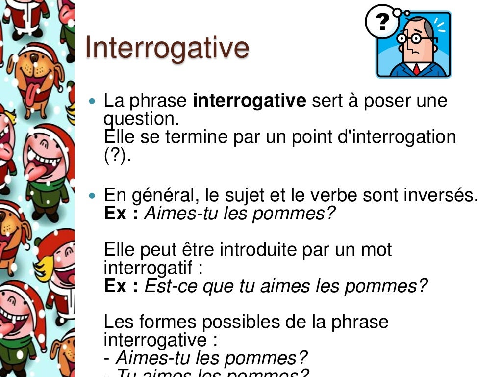 Types De Phrases Types De Phrases