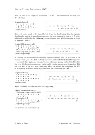 Typeset equations | PDF
