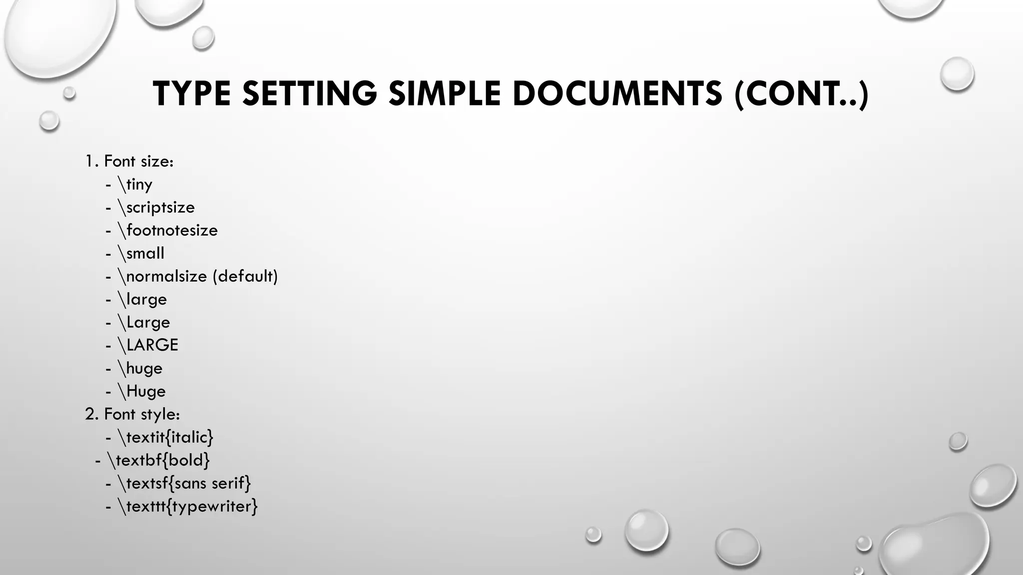 Type setting Simple documents - LaTeX.pptx