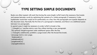 Type setting Simple documents - LaTeX.pptx