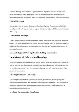 Types Fabrication Drawings: Their Importance and Benefits | PDF