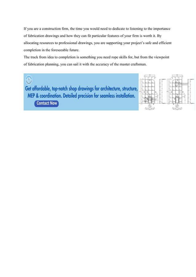 Types Fabrication Drawings: Their Importance and Benefits | PDF