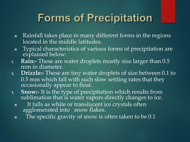 Types & forms of precipitation.pptx