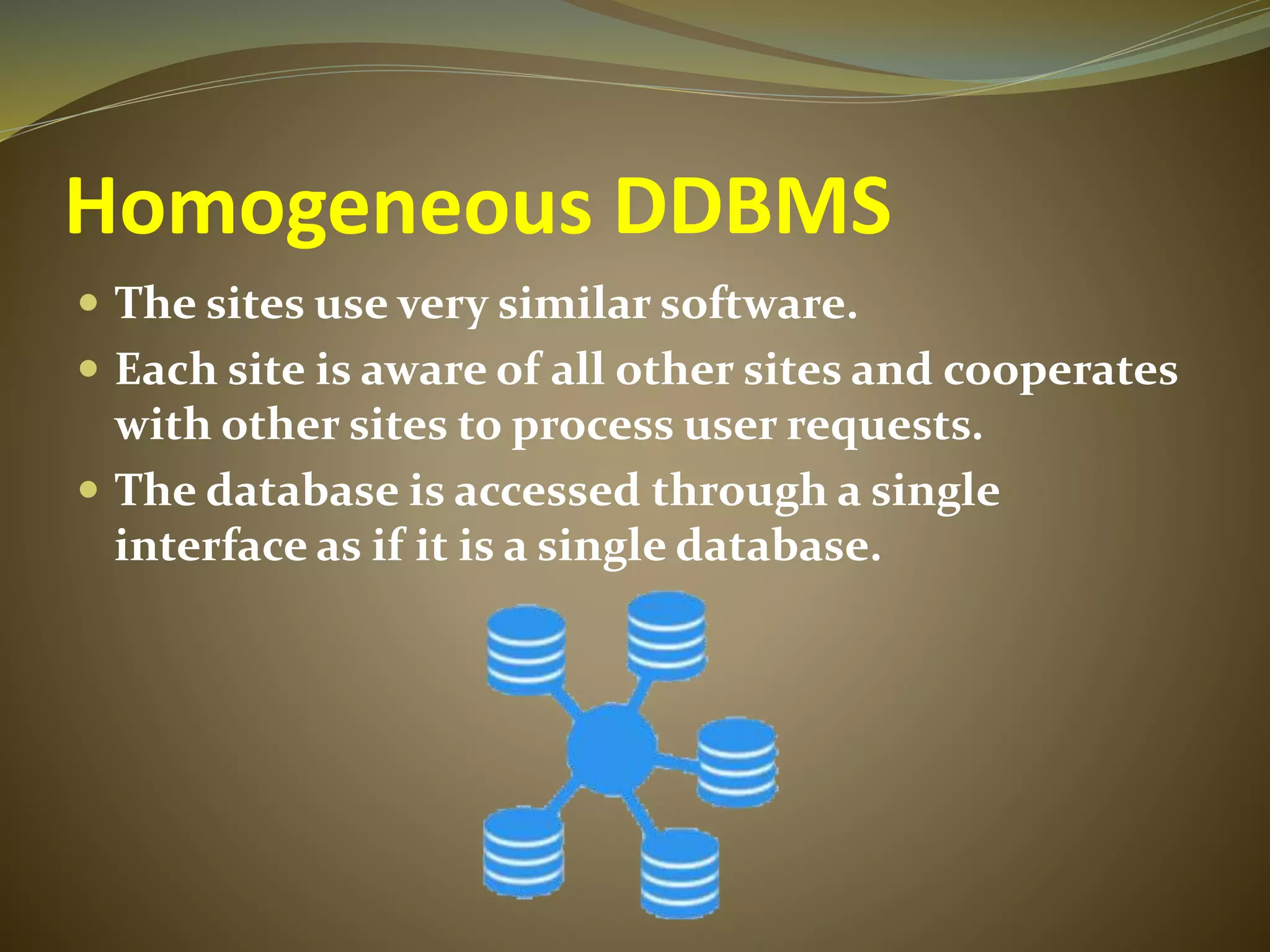 Types and Functions of DDBMS | PPTX | Databases | Computer Software and Applications