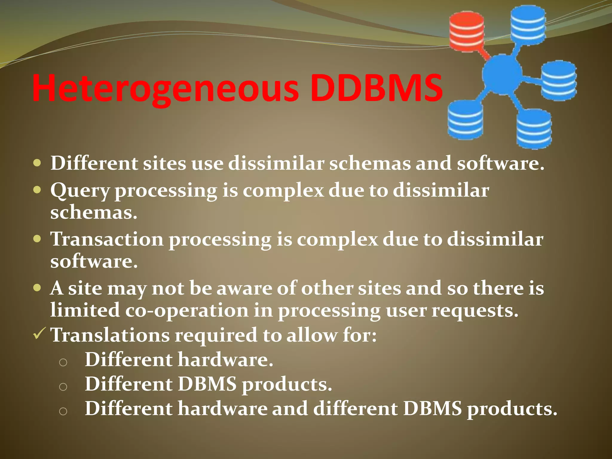 Types and Functions of DDBMS | PPT