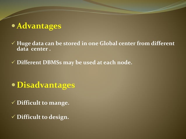 Types and Functions of DDBMS | PPTX | Databases | Computer Software and Applications