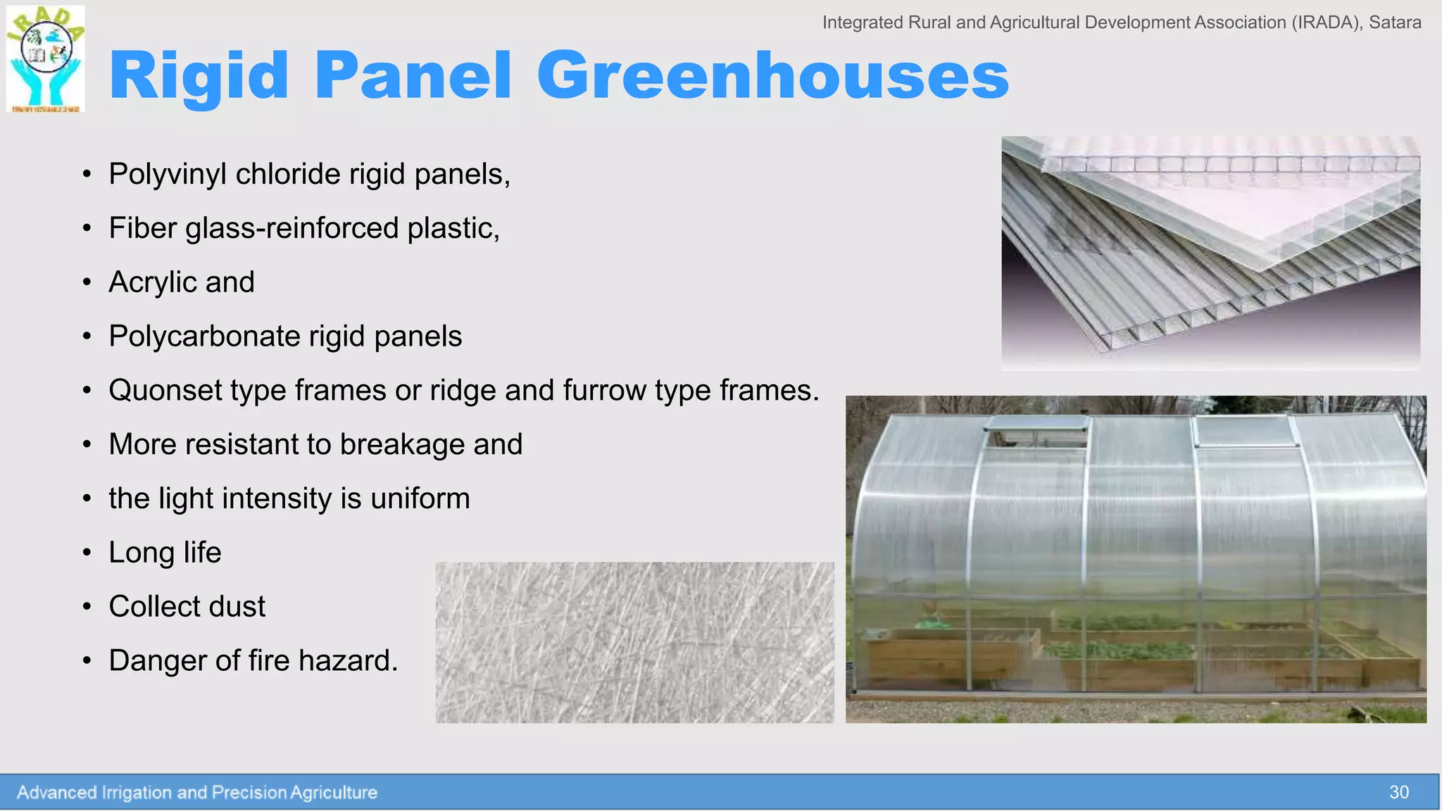 Types greenhouse and its Components | PPTX