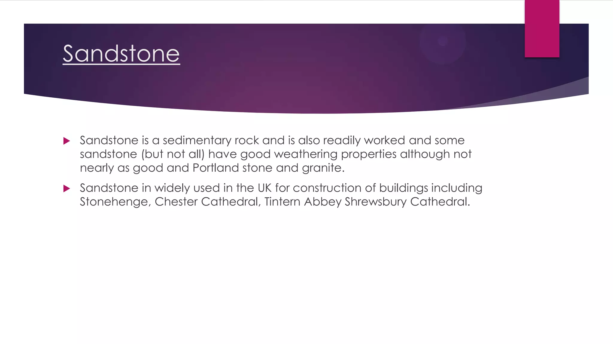 Types, importance and uses of rocks in | PPTX