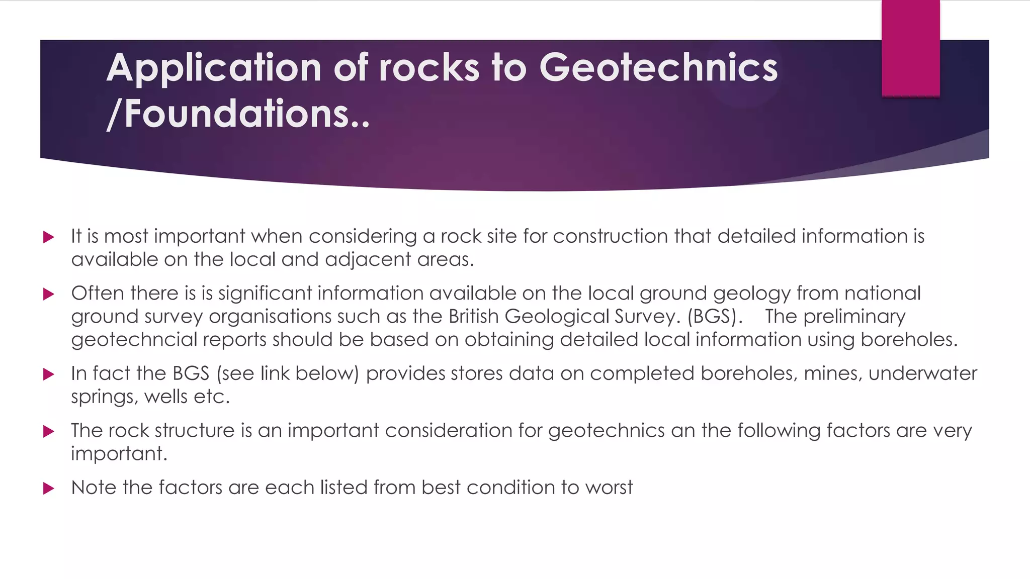 Types, importance and uses of rocks in | PPTX