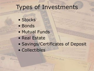 TypesInvestments.ppt