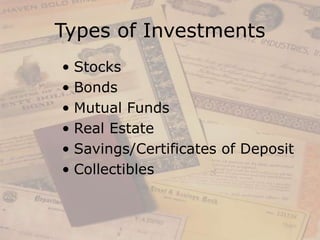 TypesInvestments.ppt