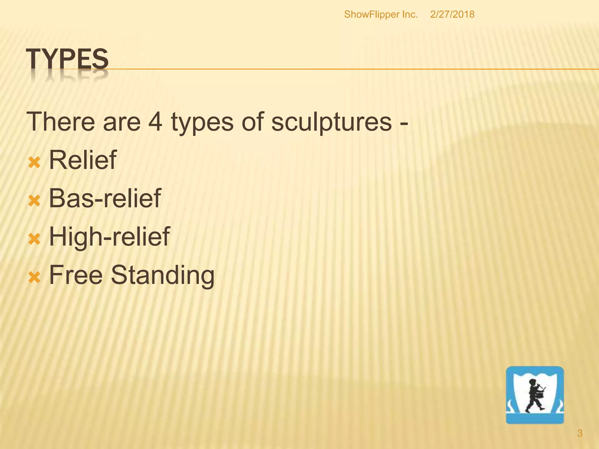 Types, mediums, techniques and materials in sculpture art | PPTX