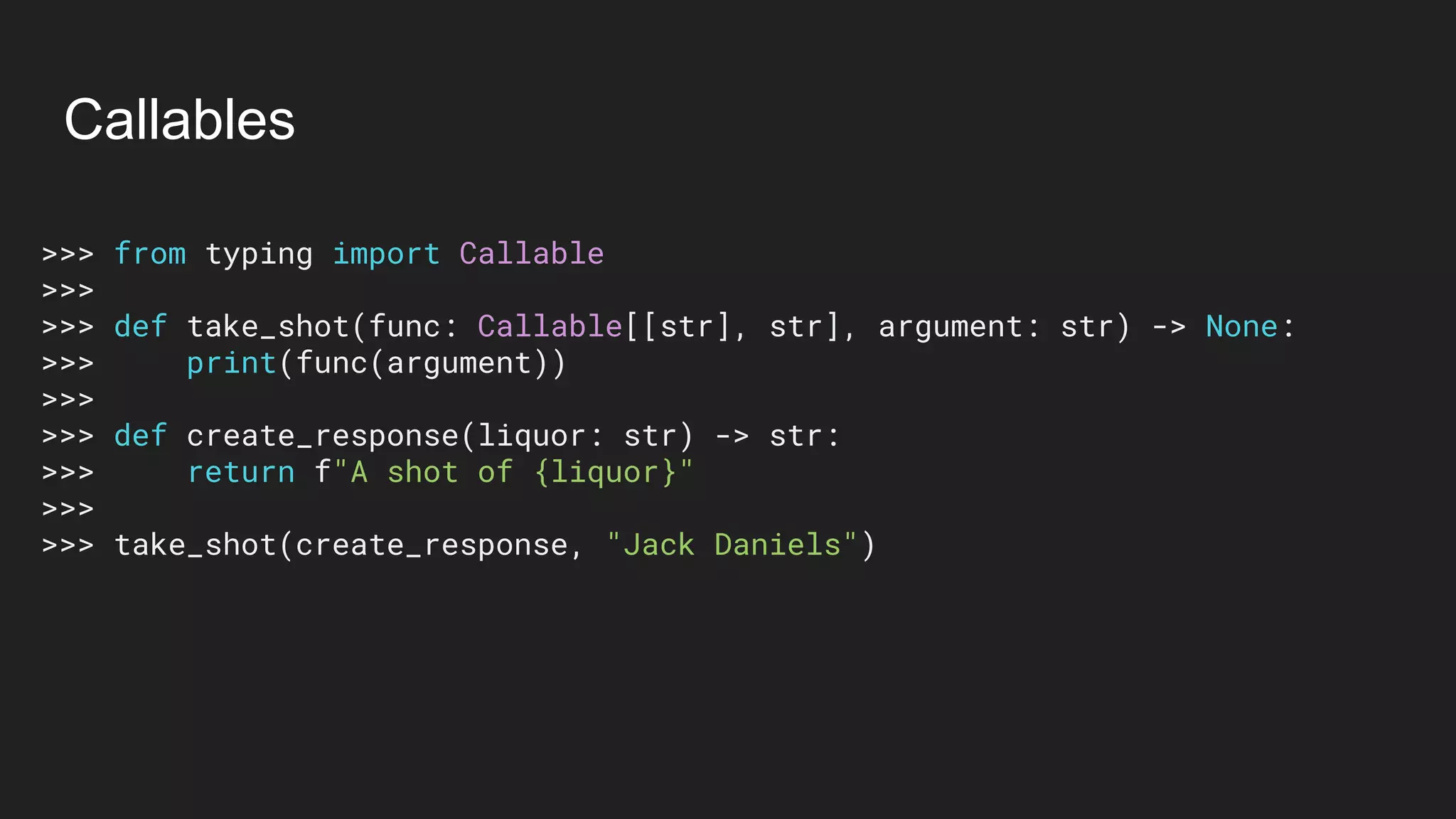 Types my way: Static Typing in Python