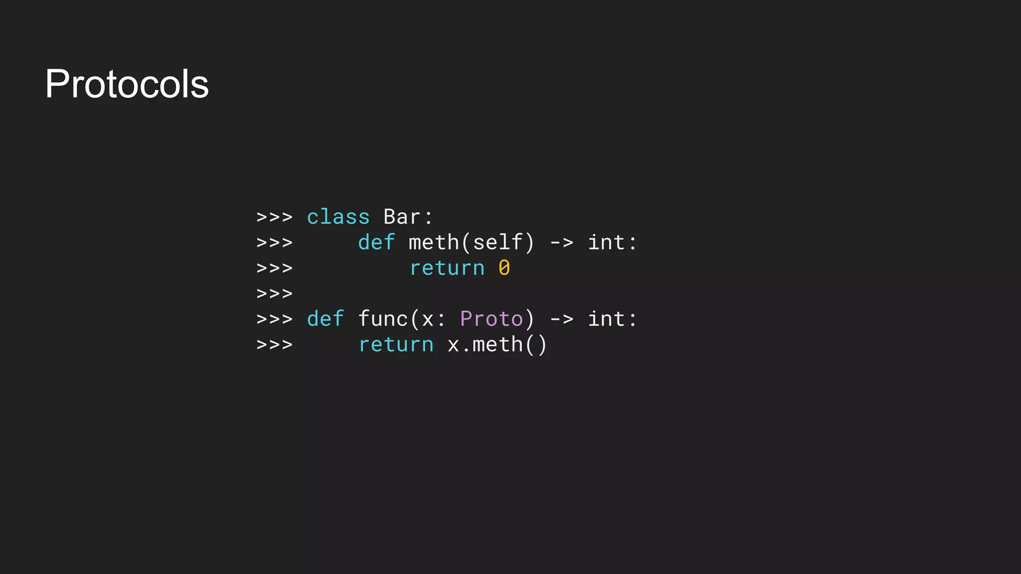 Types my way: Static Typing in Python