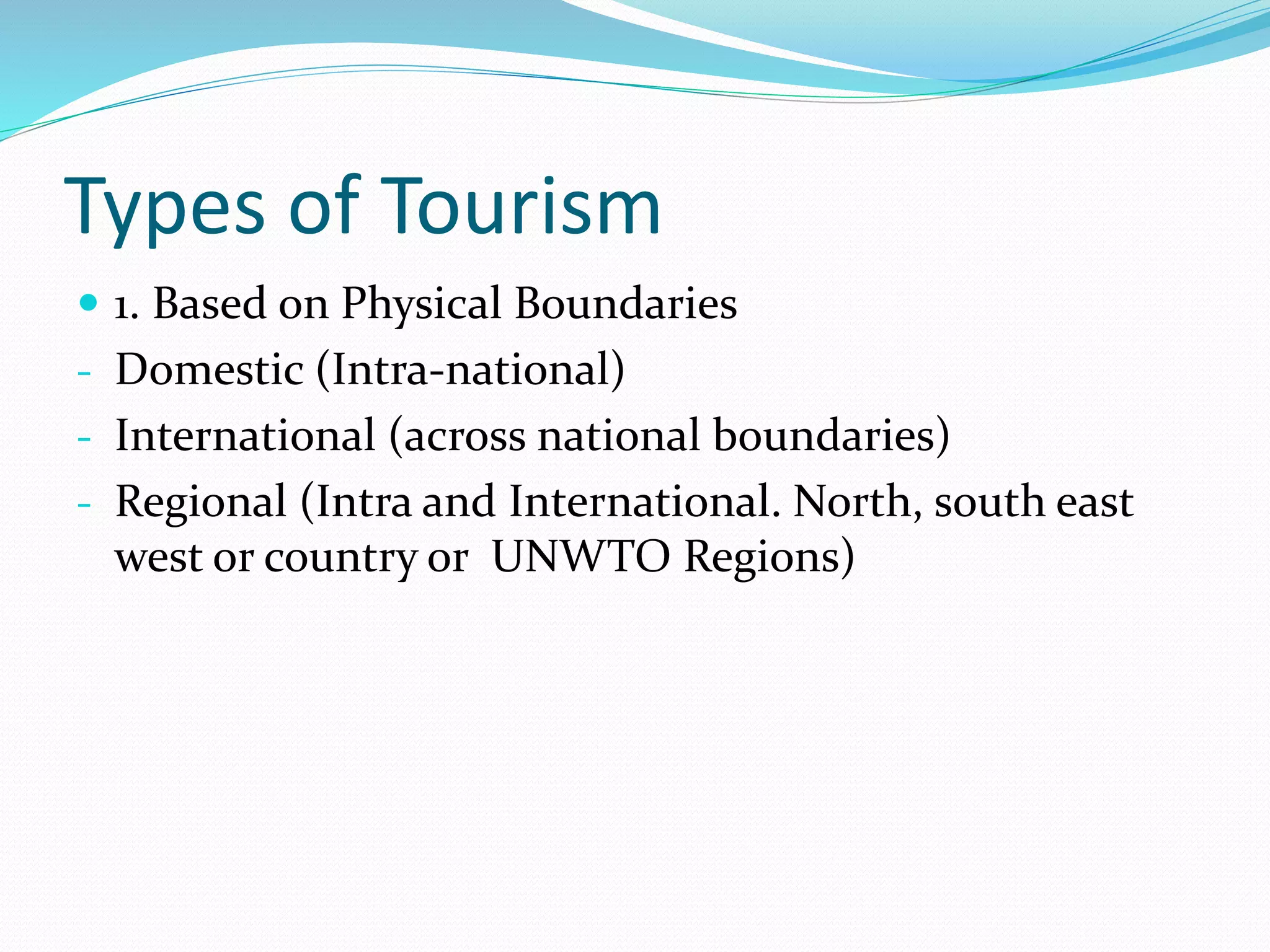 Types and Forms of Tourism | PPTX