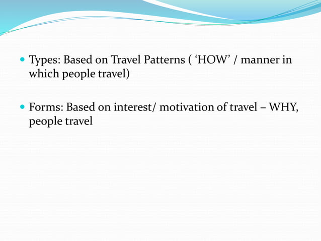 Types and Forms of Tourism | PPTX