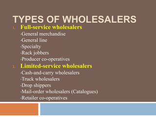 Types of retailers | PPTX | Retail Industry | Industries