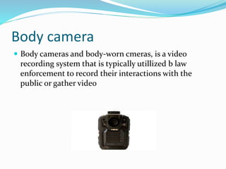 Types of camera | PPTX