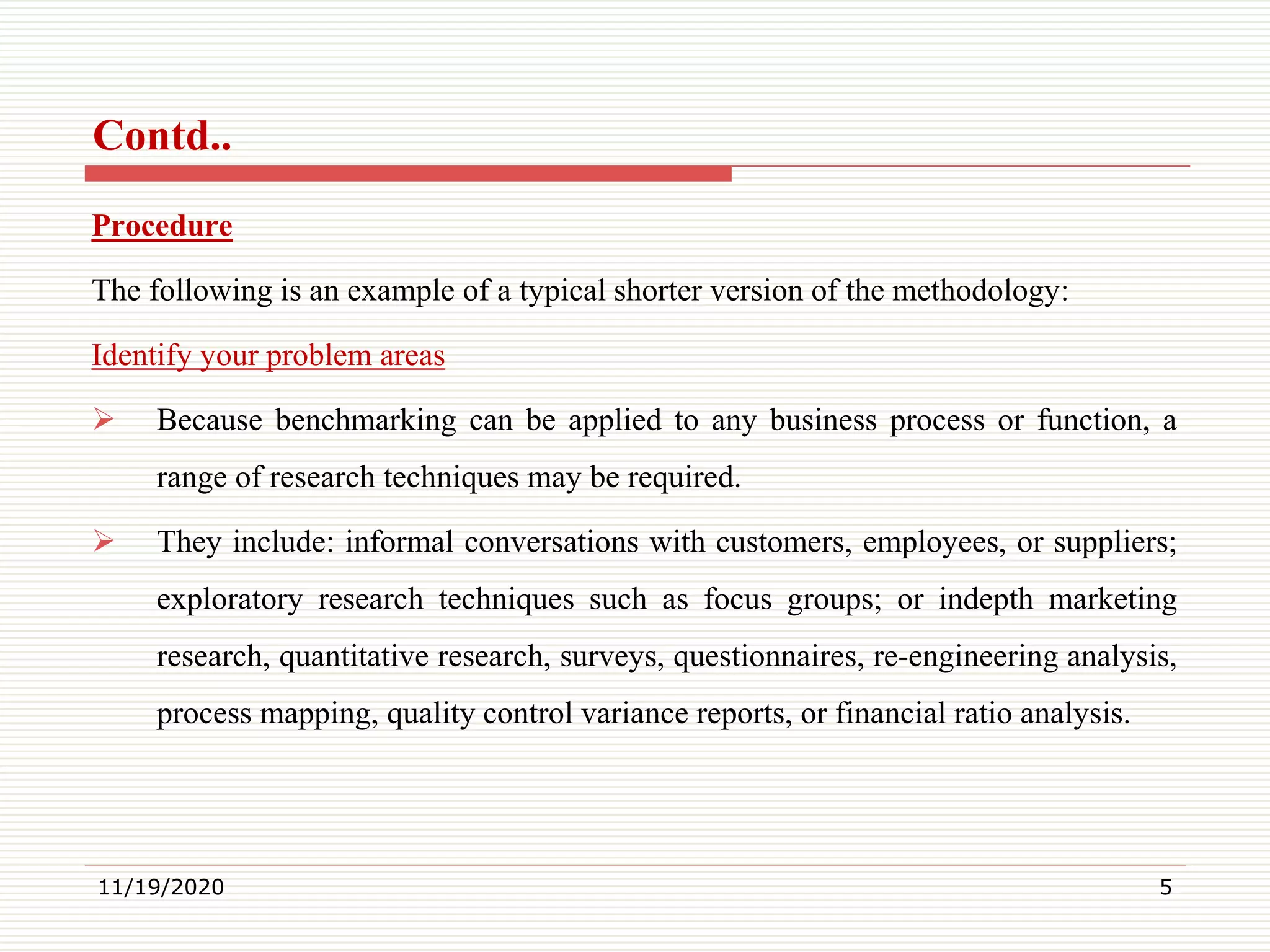 Types of Benchmarking in Total Quality Management | PDF