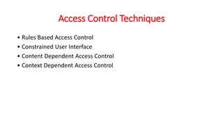 Types_of_Access_Controlsggggggggggggggggg | PPT